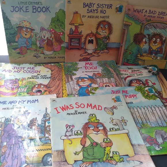 Toys | 8 Golden Mercer Mayer Critter Book Lot | Poshmark